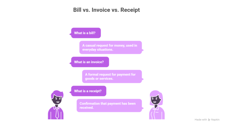 What Are the Differences Between an Invoice and a Receipt?